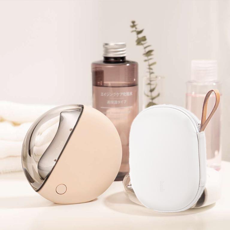 組合💖【Lisscode】SmioV 溫冷緊緻刮痧按摩儀(粉)+專屬收納包 |台灣製造 LB-200 ｜新光三越 skm online｜skm online 新光三越線上官方購物平台