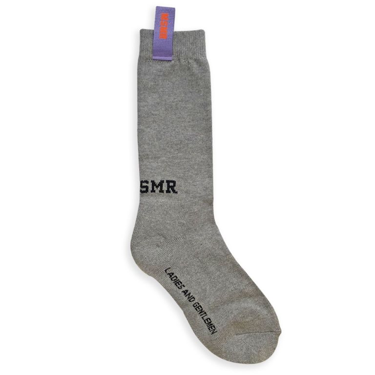 MSMR Mid Calf Tape Socks Grey 刺繡中筒襪 灰｜新光三越 skm online｜skm online 新光三越線上 ...