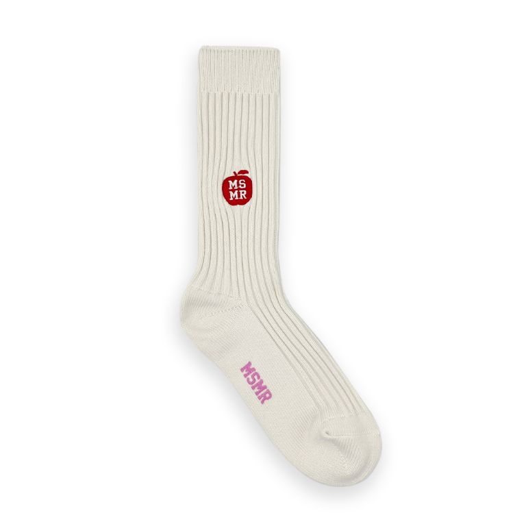 MSMR New Apple Socks Beige 蘋果中筒襪 卡其｜beauty STAGE 美麗台｜beautySTAGE美麗台線上官方購物平台
