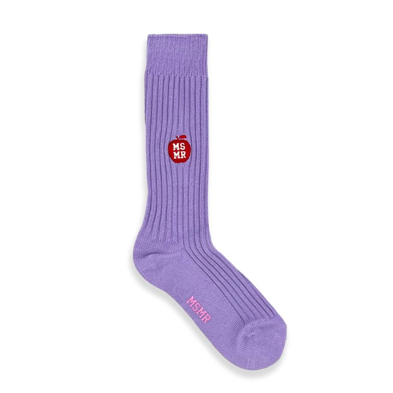 MSMR New Apple Socks Purple 蘋果中筒襪 紫｜beauty STAGE 美麗台｜beautySTAGE美麗台線上官方購物平台