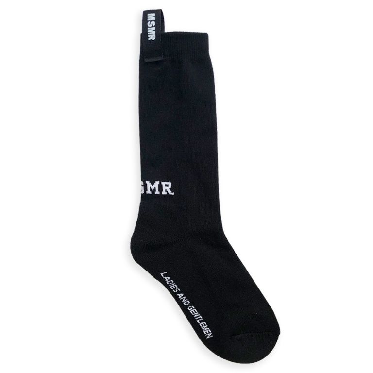MSMR Mid Calf Tape Socks Black 刺繡中筒襪 黑｜新光三越 skm online｜skm online 新光三越 ...