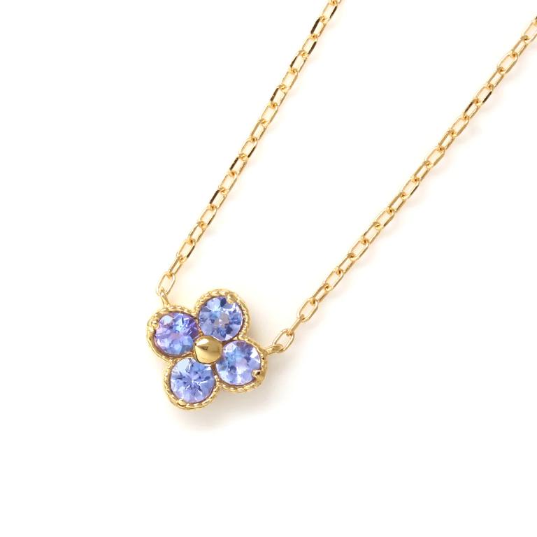 【Anais】Tanzanite 坦桑石 K18黃金項鍊｜新光三越 skm online｜skm online 新光三越線上官方購物平台