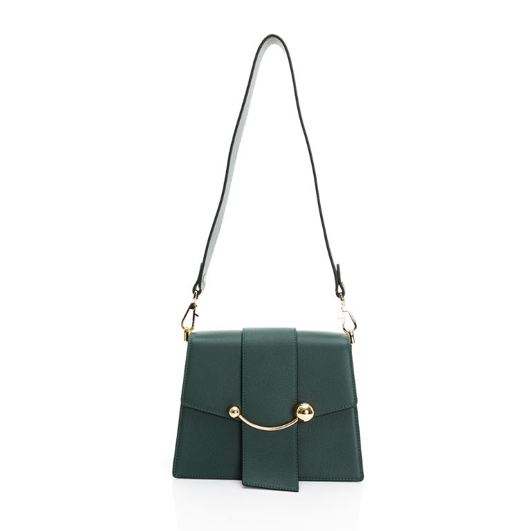 (現貨) Strathberry Box Crescent中型肩背包-墨綠色｜新光三越 skm online｜skm online 新光三越 ...