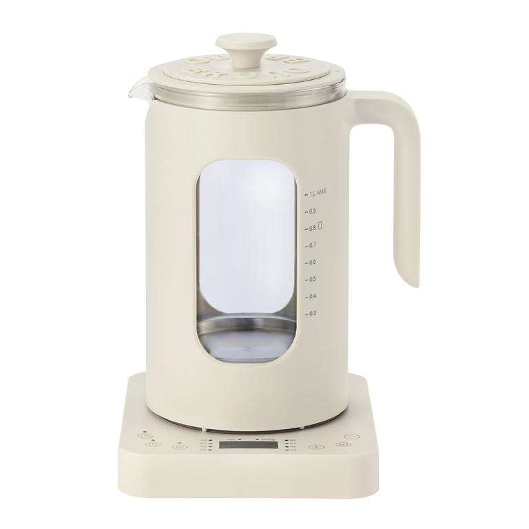 【BRUNO】日本溫控多功能熱水壺 BOE103-WH-KE 杏仁白｜新光三越 skm online｜skm online 新光三越線上官方購物平台