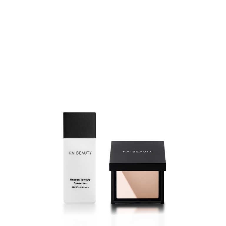KAIBEAUTY 全時防護柔霧輕妝組(隔離乳+蜜粉餅#粉)｜新光三越 skm online｜skm online 新光三越線上官方購物平台