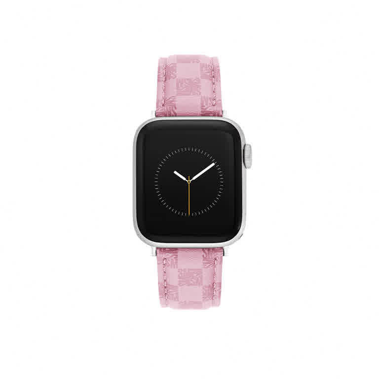 【Steve Madden】Apple watch 品牌格紋蘋果錶帶 - 俏麗粉 38/40/41 mm｜新光三越 skm online｜skm online 新光三越線上官方購物平台