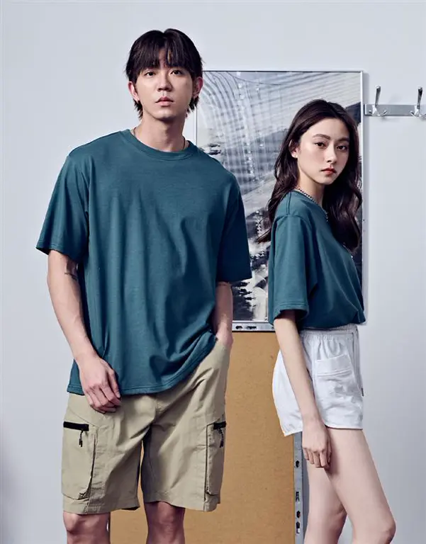 CACO-NAVY MIT 透氣棉鯊魚標短T｜嘉義垂楊店｜skm online 新光三越線上官方購物平台