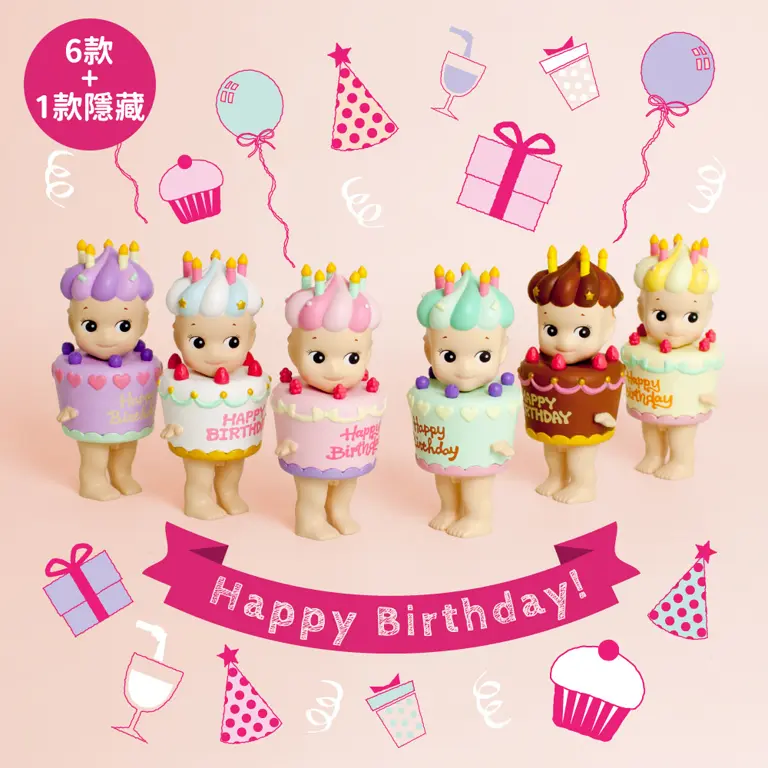 【Sonny Angel】MiniFigure 生日禮物 慶生天使 (三入隨機款)｜新光三越 skm online｜skm online 新光三越線上官方購物平台
