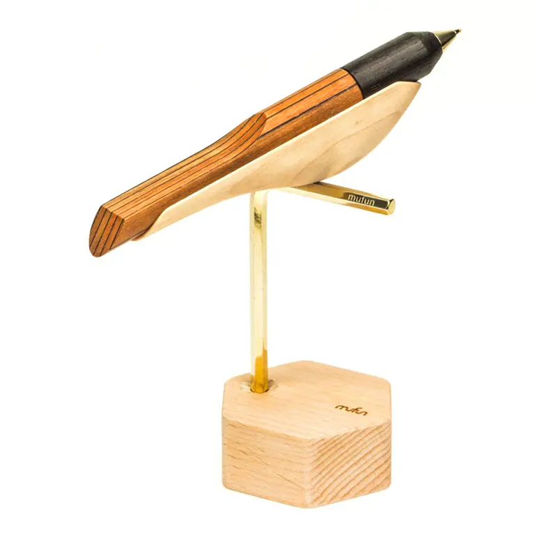 啄墨2代單筆-限量拼木版麻雀｜MUFUN 以稀創造｜新光三越 skm online｜skm online 新光三越線上官方購物平台