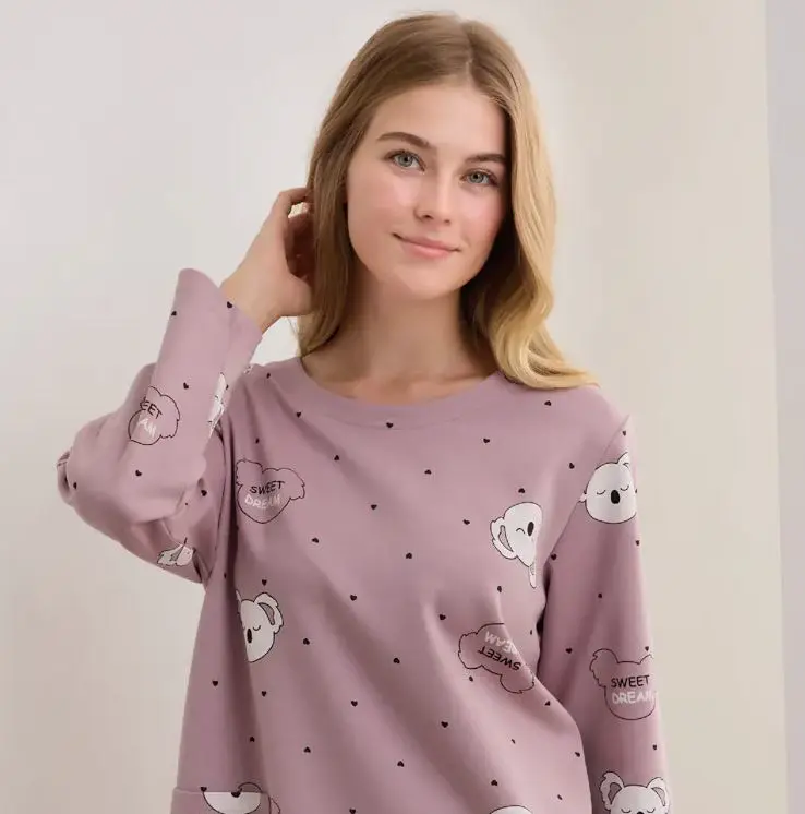 Rosemaid 羅絲美 - 淡定無尾熊長袖衣褲裝睡衣【R4353】｜台中中港店｜skm online 新光三越線上官方購物平台