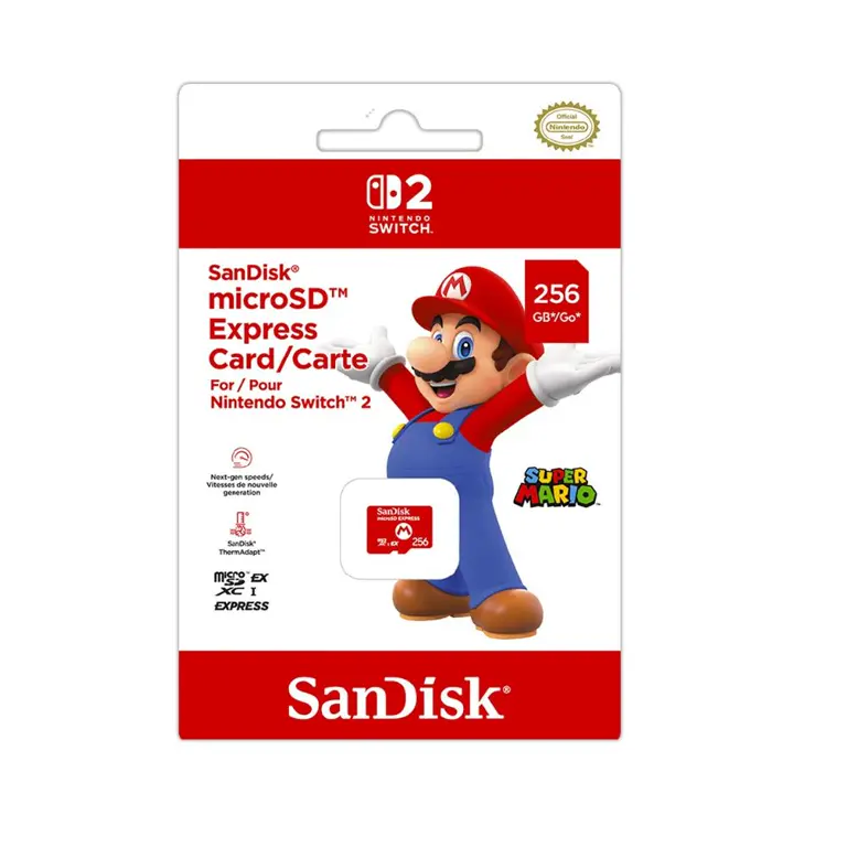 Nintendo Switch 2 SanDisk micro Express card 特規記憶卡 256GB 台灣公司貨｜新光三越 skm online｜skm online 新光三越線上 ...